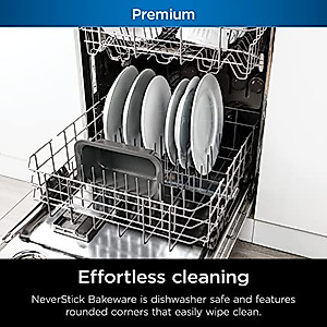 Ninja B30509 Foodi NeverStick Premium 9 inch x 5 inch Loaf Pan, Nonstick, Oven Safe up to 500⁰F, Dishwasher Safe, Grey, 1 Count (Pack of 1)