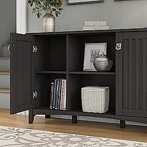 Bush Furniture Salinas Accent Storage Cabinet with Doors in Vintage Black