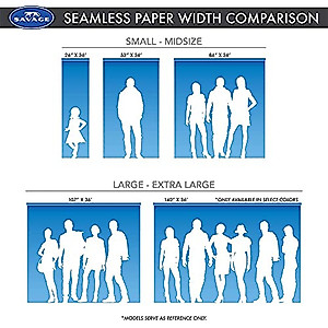 Savage Seamless Paper Photography Backdrop - #66 Pure White (107 in x 36 ft) Made in USA