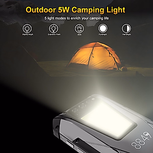 8849 Tank Rugged Smartphone, 22000mAh(66W) 22GB+256GB 4G Android Phone Unlocked with 1200LM Camping Light, IP68 Waterproof 6.81" Android 12 Rugged Cell Phone, 108MP Camera, Single Speaker/NFC/OTG