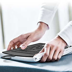 BoxLegend Shirt Folding Board Durable Shirt Folder Easy Folding Clothes Folder for Adult and Kids Handle As Hook for Hanging Black