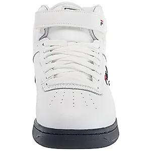 Fila womens Fila F-13 Big Kids Sneaker, White/Navy/Red, 5.5 Big Kid US