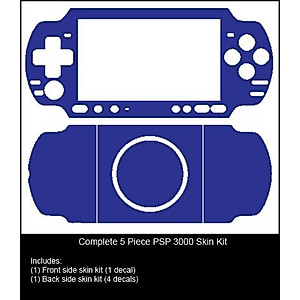 Gold Chrome Mirror - Vinyl Decal Mod Skin Kit by System Skins - Compatible with PlayStation Portable 3000 Console