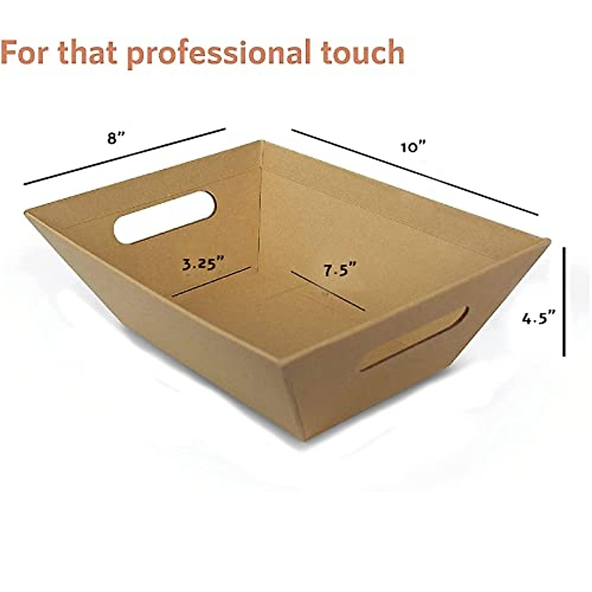 [20 PK] Bulk 8x10” Empty Baskets For Gifts| Shelf Baskets For Organizing, Storage, Display| Basket For Snacks, Produce, Serving| Christmas, Easter, Valentines| Gift To Impress- Upper Midland Products