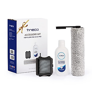 Tineco Floor ONE S5 Blue & Replacement HEPA Assembly & Brush Roller & 280ml Solution Set, Cordless Wet Dry Vacuum Cleaner and Mop