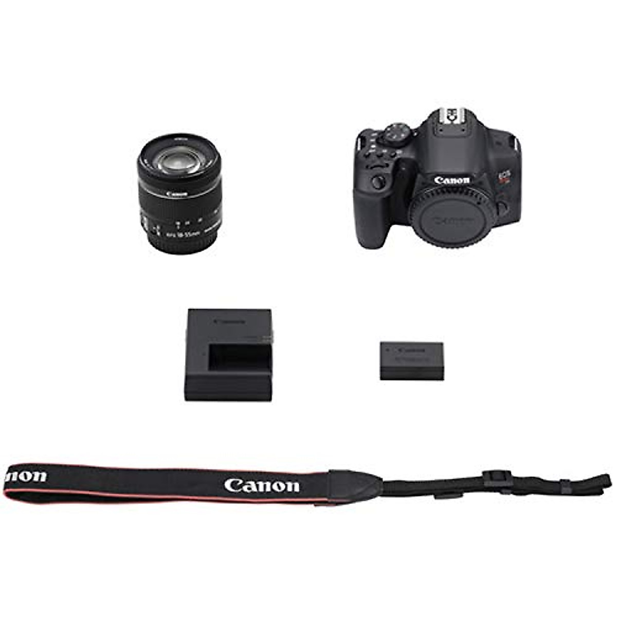 Canon EOS Rebel T8i DSLR Camera w/Canon EF-S 18-55mm F/4-5.6 is STM Zoom Lens + Case + 128GB Memory (28pc Bundle)
