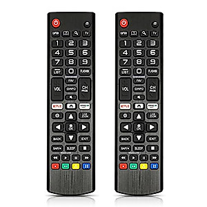 2 PC Universal Remote Control for LG Smart TV Remote Control,Compatible for All LCD LED 3D HDTV Smart TVs AKB75095307 AKB75375604 AKB74915305