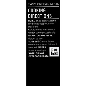 Cracker Barrel Sharp Cheddar Macaroni & Cheese Dinner, 14 oz Box