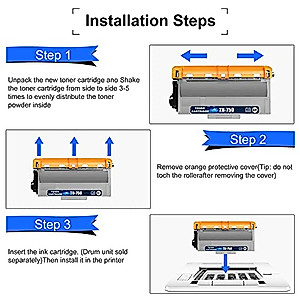 Neoa (2-PK,Black) TN750 TN-750 High Yield Compatible Toner Cartridge Replacement for Brother HL-5470DW/DWT 6180DW/DWT DCP-8155DN 8510DN MFC-8910DW 8950DW/DWT Printer TonerCartridge, Sold by NEODAYNET