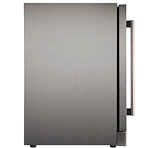 VEVOR Built-in Beverage Cooler, 5.3 cu.ft. Stainless Steel Beverage Refrigerator w/Embraco Compressor (Silver)