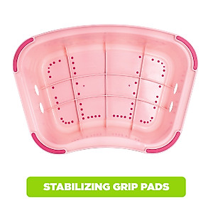 Disney Princess "Loving Life" 2 Piece Essential Potty Training Set - Soft Cushion, Baby Potty Training, Safe, Easy to Clean, Step Stool