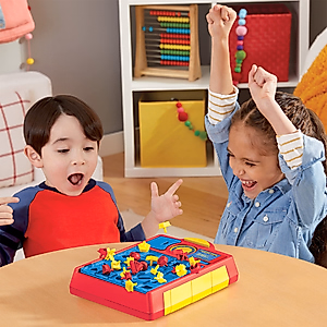 Hasbro Gaming Perfection Game for Kids Ages 5 and Up, Pop Up Game, Customize The Tray for Over 250 Combinations, Kids Games, Games for 1+ Players