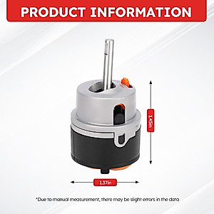 RP50587 Single Handle Cartridge Valve For Delta DST Single Handle Kitchen and Lavatory Faucets, Repair Parts Universal Faucet Diamond Seal Technology Models with Allen Wrench (RP50587)