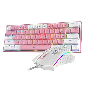 Redragon K617 Keyboard and M808 Mouse Bundle
