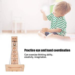 Akozon Games Wooden Adult Intelligent Puzzle Balance Desktop Ball Leisure Game