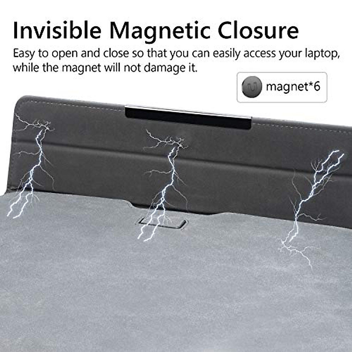 TOWOOZ Macbook Air M2 Sleeve Waterproof Thin Laptop Sleeve Case Compatible with 2022 M2 Chip MacBook Air 13.6 Inch A2681 / Macbook Air 13-13.6 Inch/Macbook Pro 13-14 Inch, With Accessory Pouch