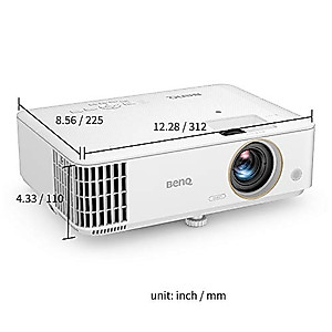 BenQ TH685P 1080p Gaming Projector - 4K HDR Support - 120hz Refresh Rate - 3500 ANSI Lumens - 8.3ms Low Latency - Enhanced Game Mode - 3 Year Industry Leading Warranty