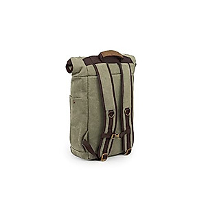 Revelry Supply The Drifter - Smell Proof, Water Resistant, Lockable, Rolltop Travel Backpack for Outdoors, Nature, Exploring (Sage)