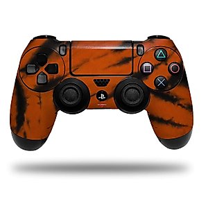 WraptorSkinz Vinyl Decal Skin compatible with Sony PS4 Controller PlayStation 4 Original Slim and Pro Tie Dye Bengal Side Stripes (CONTROLLER NOT INCLUDED)