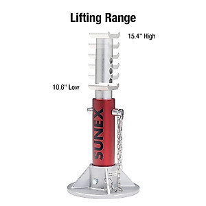 SUNEX TOOLS 1003AJ 3 Ton Aluminum Jack Stands