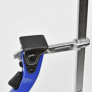 POWERTEC 71542 Quick Release Ratcheting Table Clamp for MFT and Guide Rail System, 7” Capacity x 2-3/8” Throat Depth, 2PK