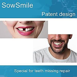 SowSmile Latest Snap Smile Dental Single Missing Teeth Gap Repairing Fake Toothth Cover Perfect Smile Veneers