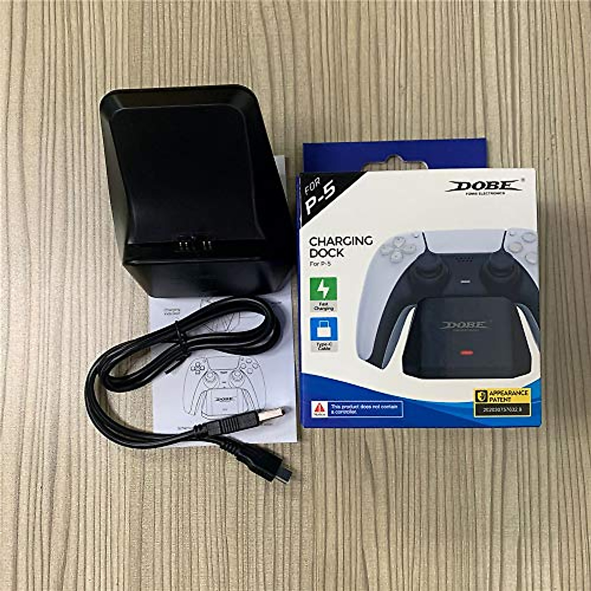 PS5 Controller Charger, Playstation 5 Charging Base, PS5 Controller, Fast Charging Base with LED Indicator, USB Charging