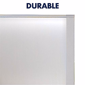 Quartet Workstation Privacy Screen, 64" x 38", For Cubicle or Office, Adjustable Height, Sliding, Sturdy Aluminum Frame, Includes Attachable Whiteboard (WPS2000)