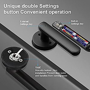 Fingerprint Door Lock, Smart Fingerprint Door knob-biometric Door Lock，with passcode keypad keyless Entry Door Handle，for Bedroom Home Hotel Office Apartment