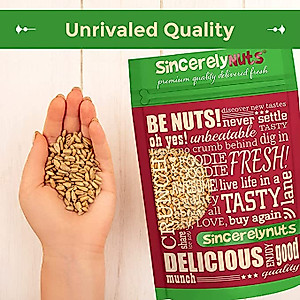 Sincerely Nuts Sunflower Seed Kernels Raw (No Shell) (5lb bag) | Delicious Antioxidant Rich Snack | Source of Protein, Fiber, Essential Vitamins & Minerals | Vegan and Gluten Free