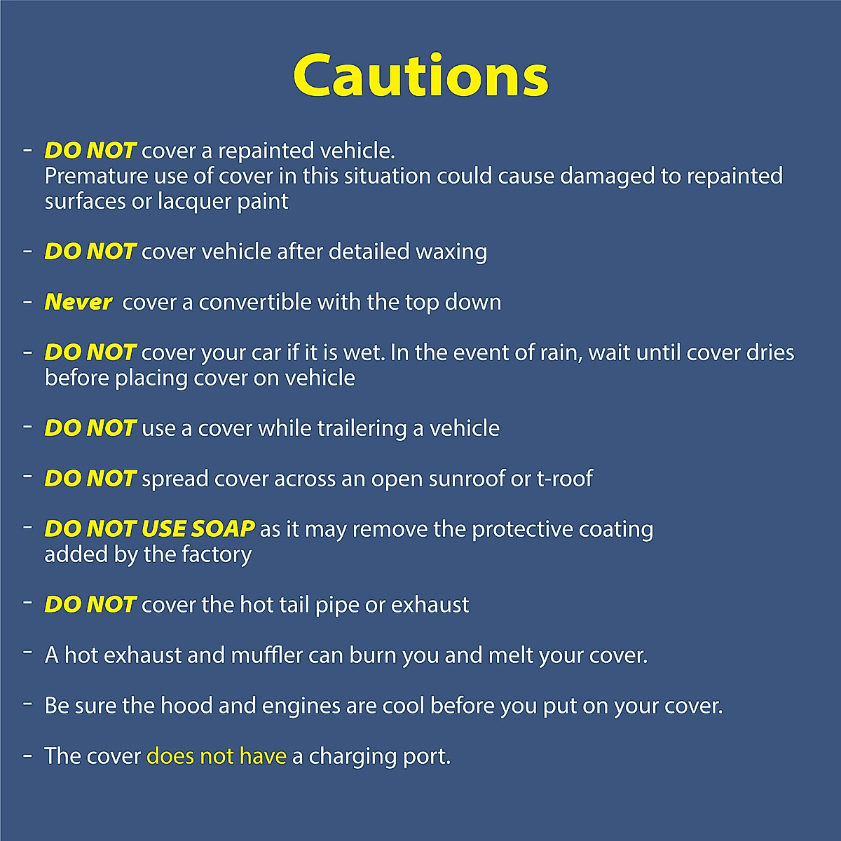 5 Layer Car Cover for 2021-2024 Ford Bronco Sport SUV 4-door Semi Custom Fit Pollution, Dust, Sun, Snow, Rain, Hail All Weather Protection, Breathable