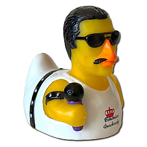 CelebriDucks - Bohemian Quacksody - Floating Rubber Ducks - Collectible Bath Toys Gift for Kids & Adults of All Ages