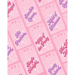 xo, Fetti Bachelorette Party Drink Pouches - 14 pcs | Bach Party Cups, Bridesmaid Names Decorations, Maid of Dishonor Favors, Wife of the Party