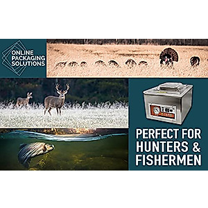 Chamber Vacuum Sealer, CM255, Perfect for Home and Commercial Kitchens, Industrial Grade Packaging Machine with High Powered Pump