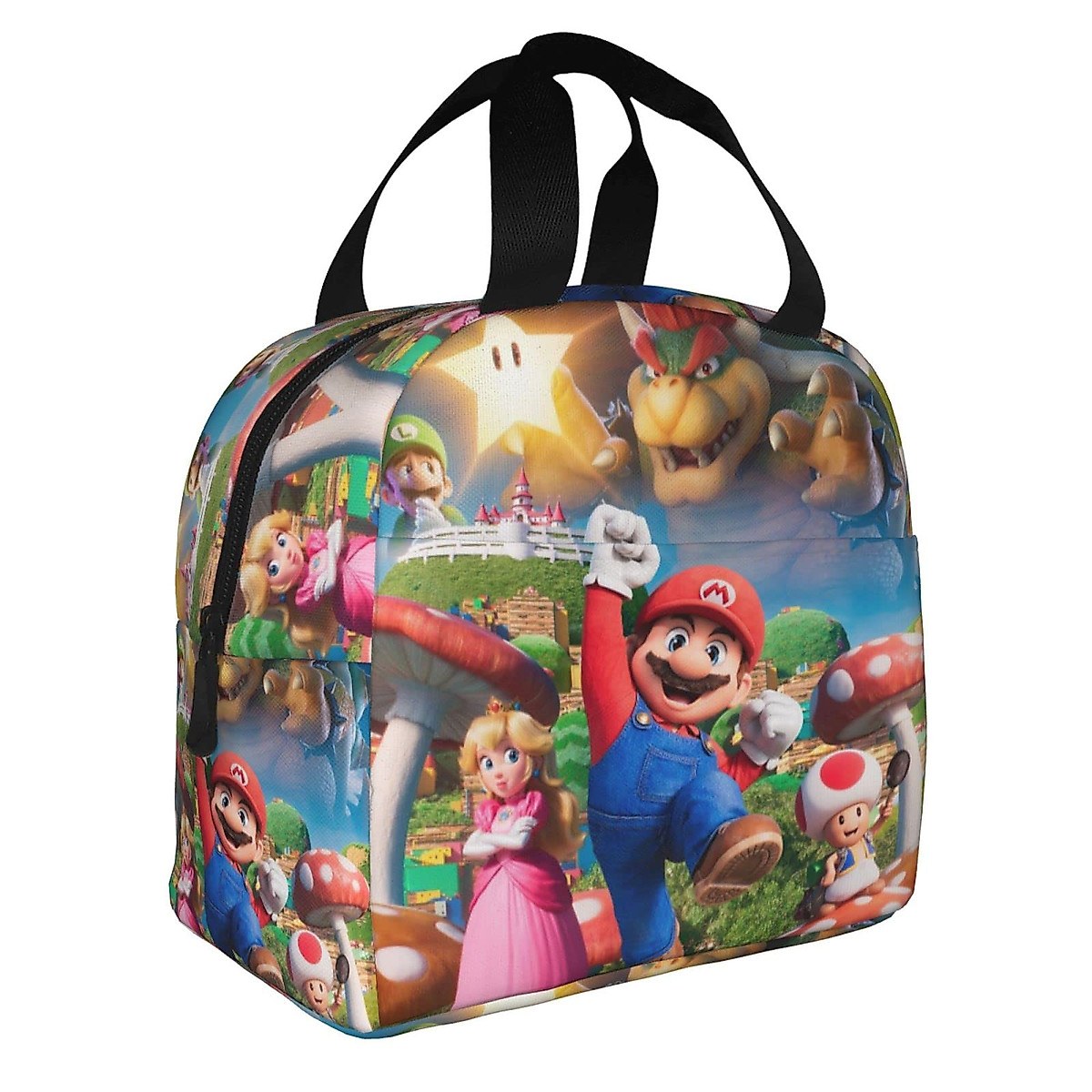 Awetmud Cartoon Lunch Box Portable Lnsulation Multifunctional Lunch Bag For Office Work Picnic