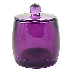 Nature Home Decor 944-1349 Premium Angus Glass 4-Piece Bathroom Accessory Set of Ruby Collection