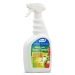 Monterey - Garden Spinosad Insecticide Spray - Organic Gardening Spinosad Spray, Control Foliage Feeding Worms - Ready to Use - 31 oz