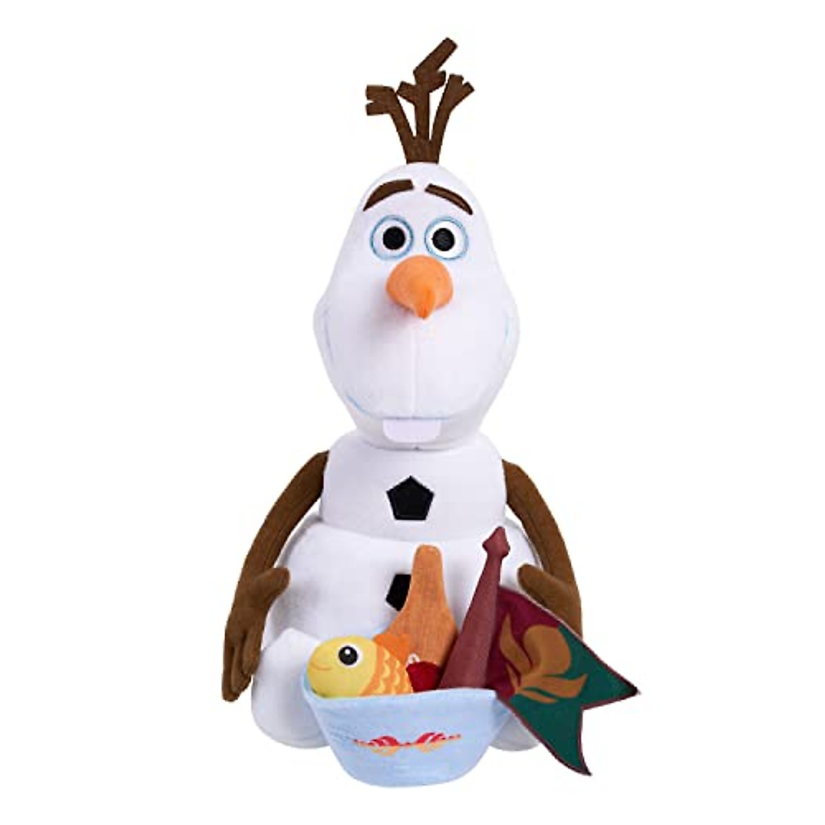 Disney Frozen Find My Nose 14-inch Olaf Plush, Officially Licensed Kids Toys for Ages 3 Up by Just Play