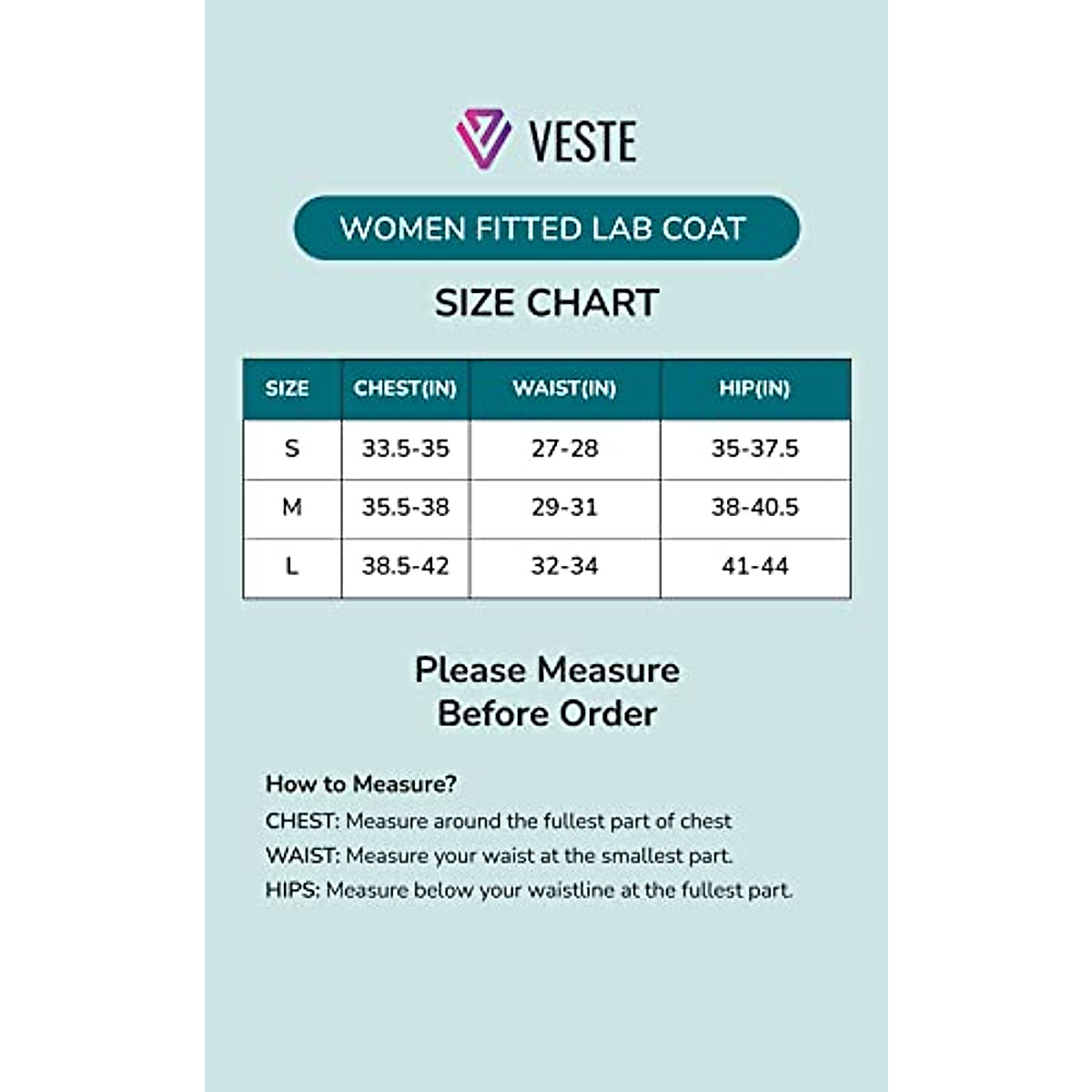 Veste Destiny Colored Women Lab Coat - 5 Pockets 38" Long Laboratory Coat - Female Medical & Science Labcoats 12 Colors in S,M,L with Adjustable Sleeve (Dark Green, Medium)