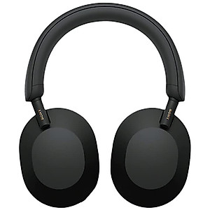 sony WH-1000XM5 Noise Canceling Wireless Over-Ear Headphones (Black) & Case