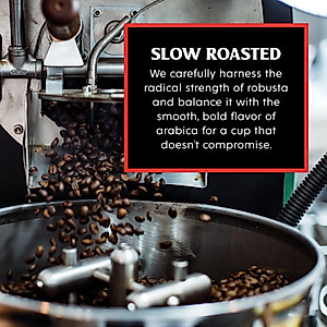 Death Wish Coffee Instant Coffee Dark Roast, 8 Single Serve Packets, Extra Kick of Caffeine, Bold & Intense Blend of Arabica & Robusta Beans, USDA Organic Powder, 300mg of Caffeine for Day Lift