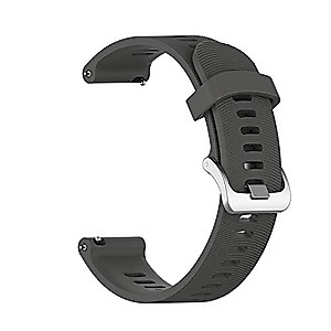 Compatible for Motast 1.69" Smartwatch Band, Sport Silicone Replacement Straps Compatible for MuGo P36A / AGPTEK 1.69" / Togala Smartwatch/Doubc Smart Watch (Black)