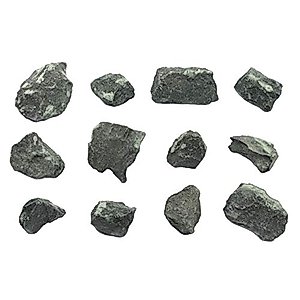 12PK Raw Chlorite, Metamorphic Mineral Specimens - Approx. 1" - Geologist Selected & Hand Processed - Great for Science Classrooms - Class Pack - Eisco Labs