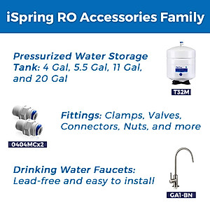 iSpring Housing O-Ring, 3 1/2", for RCC Series RO System and Countertop Water Filter Housing Sump O ring ORFx3, Black, 3 Piece