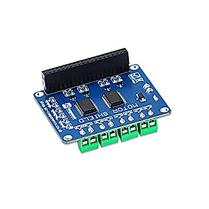 SB New Motorshield for Raspberry Pi 3,2,1 and Zero This Expansion Board can Control up to 4 Motors or 2 Stepper Motor, 2 IR sensors and a Single ultrasonic Sensor.