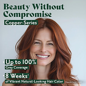 Herbatint Permanent Hair Dye For Women - 5R Light Copper Chestnut - For Up To 100% Gray Coverage of Resistant Gray Hair - Ammonia-Free, Alcohol-Free & Vegan - Salon Influenced Hair Color 5.75 fl oz