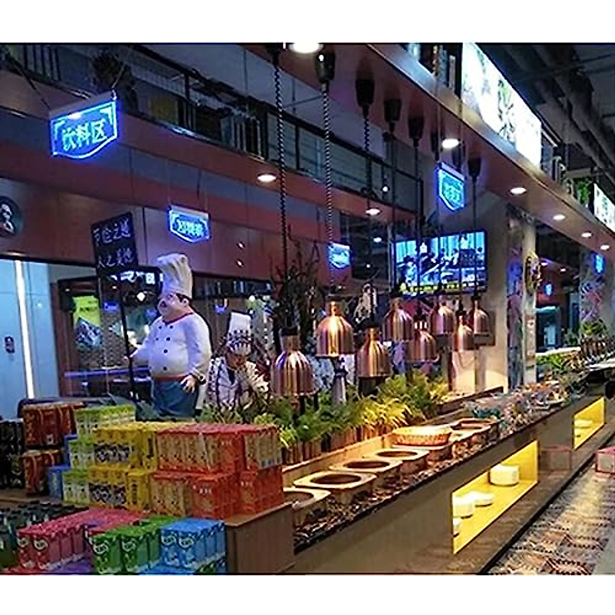 Food Insulation Lamp Commercial Food Warmers, 170mm, Retractable Food Heating Lamp High Power Commercial Hotel Kitchen Equipment Restaurant Supplies (Color : Silver)