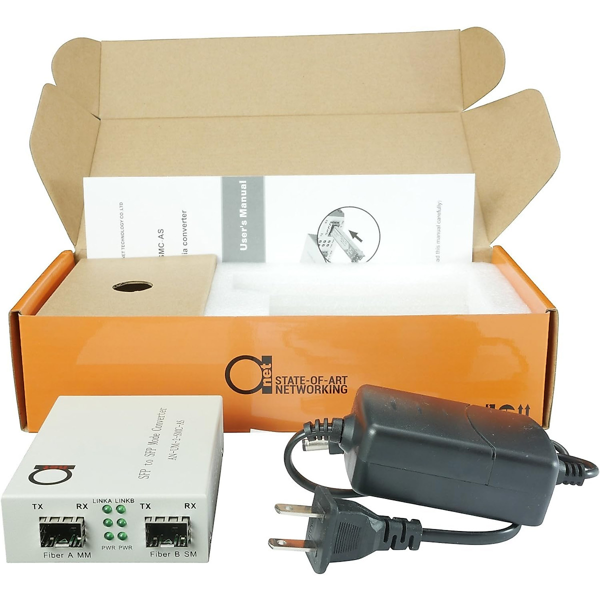 SFP to SFP Fiber Media Converter - 2 x Standard Open SFP Slots - Supports Gigabit, Fast Ethernet and 2.5G SFP miniGBIC modules - Fiber to Fiber Converter - Without Transceivers