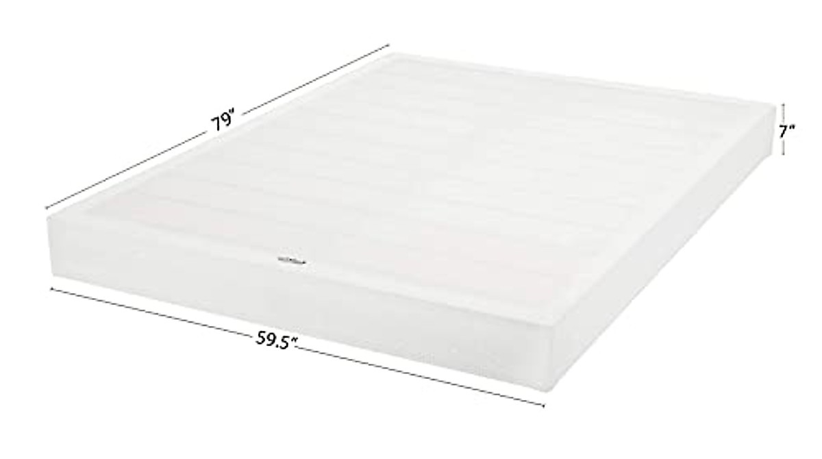 Amazon Basics Queen Smart Box Spring - 7-Inch, Easy Assembly