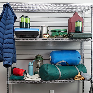 Rubbermaid ActionPacker Lockable Storage Box, 35 Gal, Grey and Black, Outdoor, Industrial, Rugged